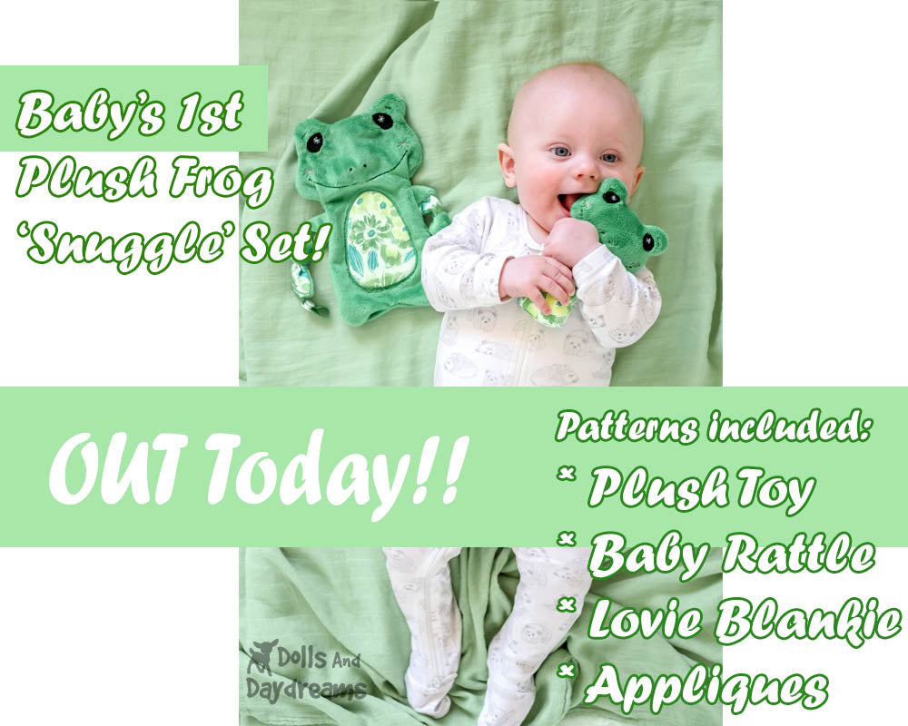 NEW Baby’s 1st Plush 🐸 Frog ‘Snuggle’ Set! | Dolls And Daydreams