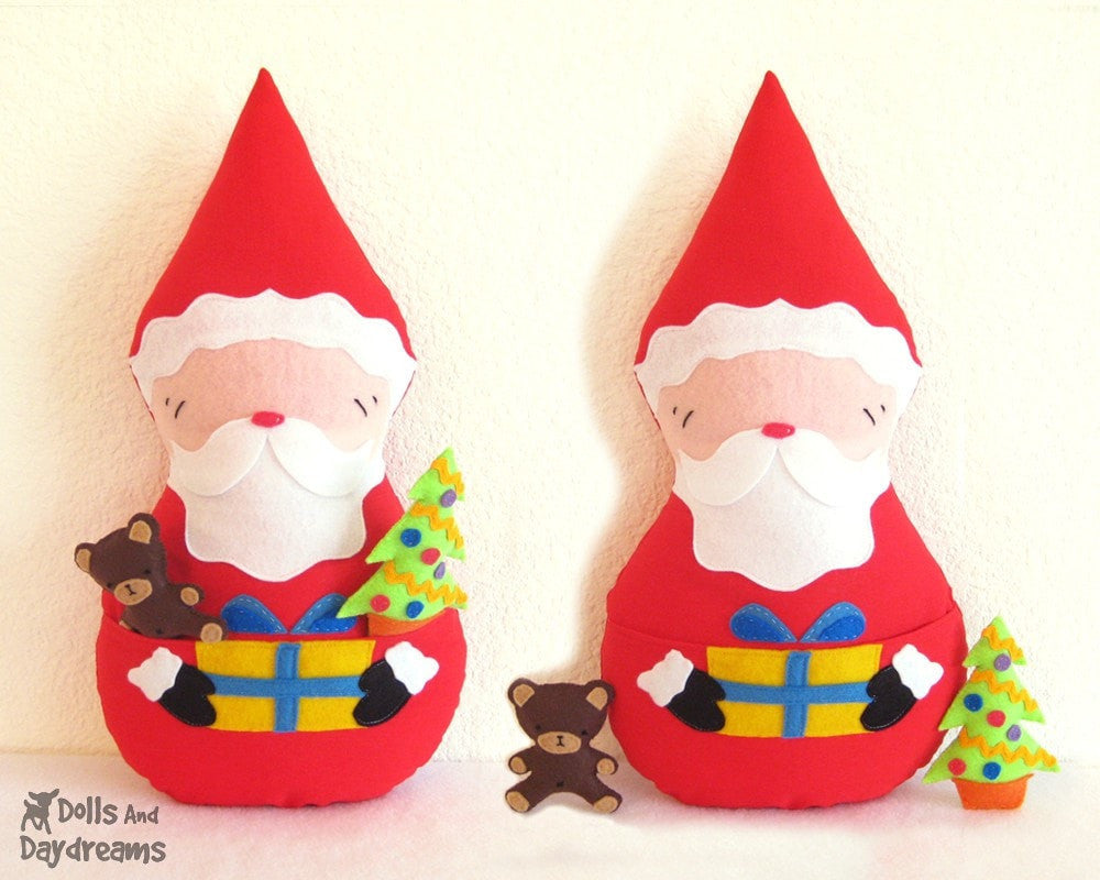 Santa Claus Father Christmas Sewing Pattern | Dolls And Daydreams