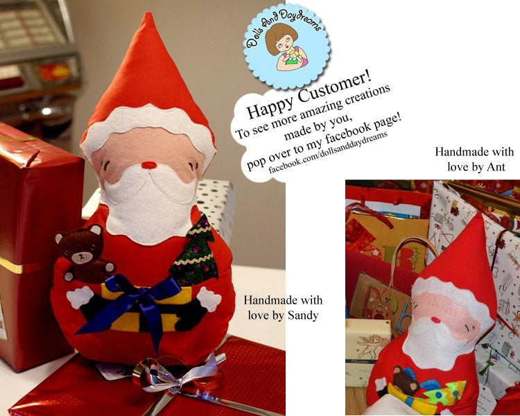 Santa Claus Father Christmas Sewing Pattern | Dolls And Daydreams