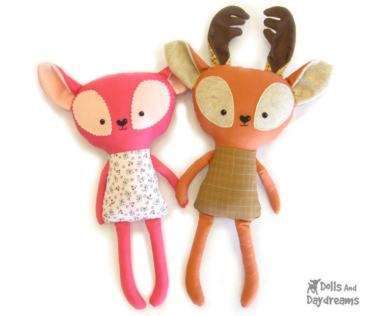 Fawn and Deer Sewing Pattern | Dolls And Daydreams