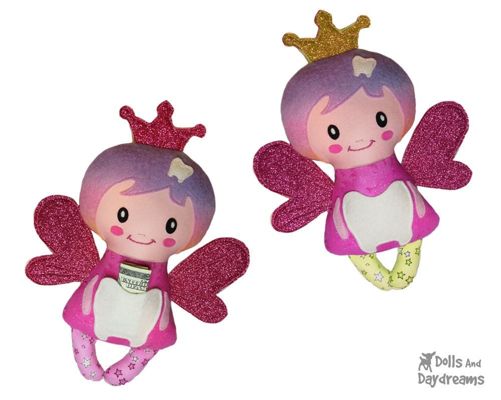 Secret Pocket Tooth Fairy Sewing Pattern | Dolls And Daydreams