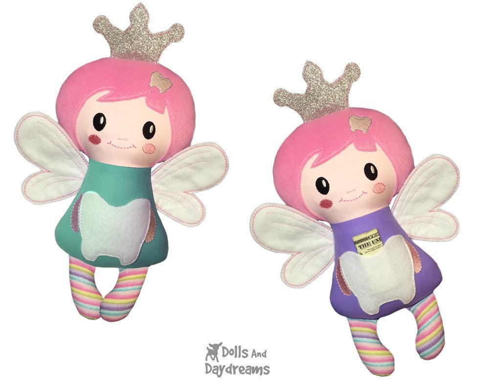 Embroidery Machine Secret Pocket Tooth Fairy Pattern | Dolls And Daydreams