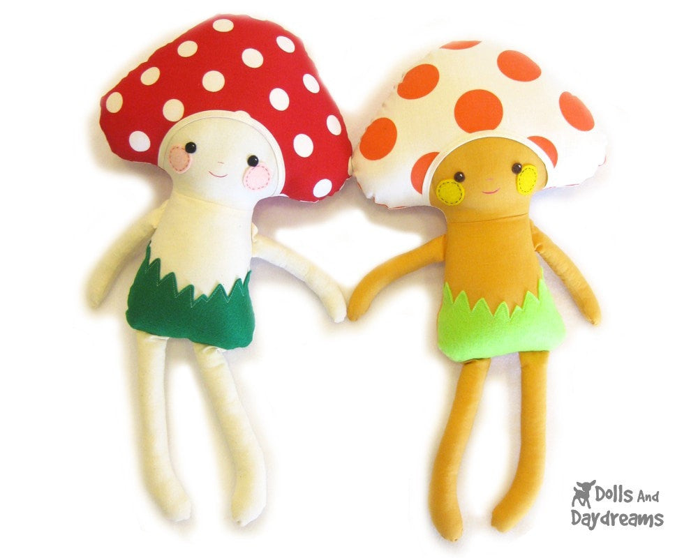 Mushroom Babies Sewing Pattern | Dolls And Daydreams