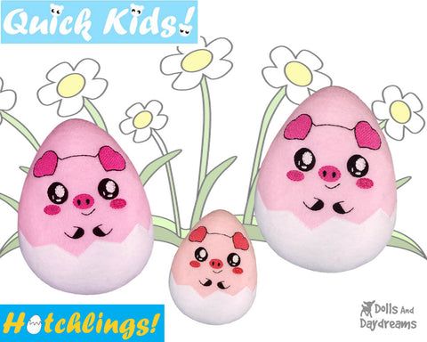 ITH Quick Kids Patterns | Dolls And Daydreams