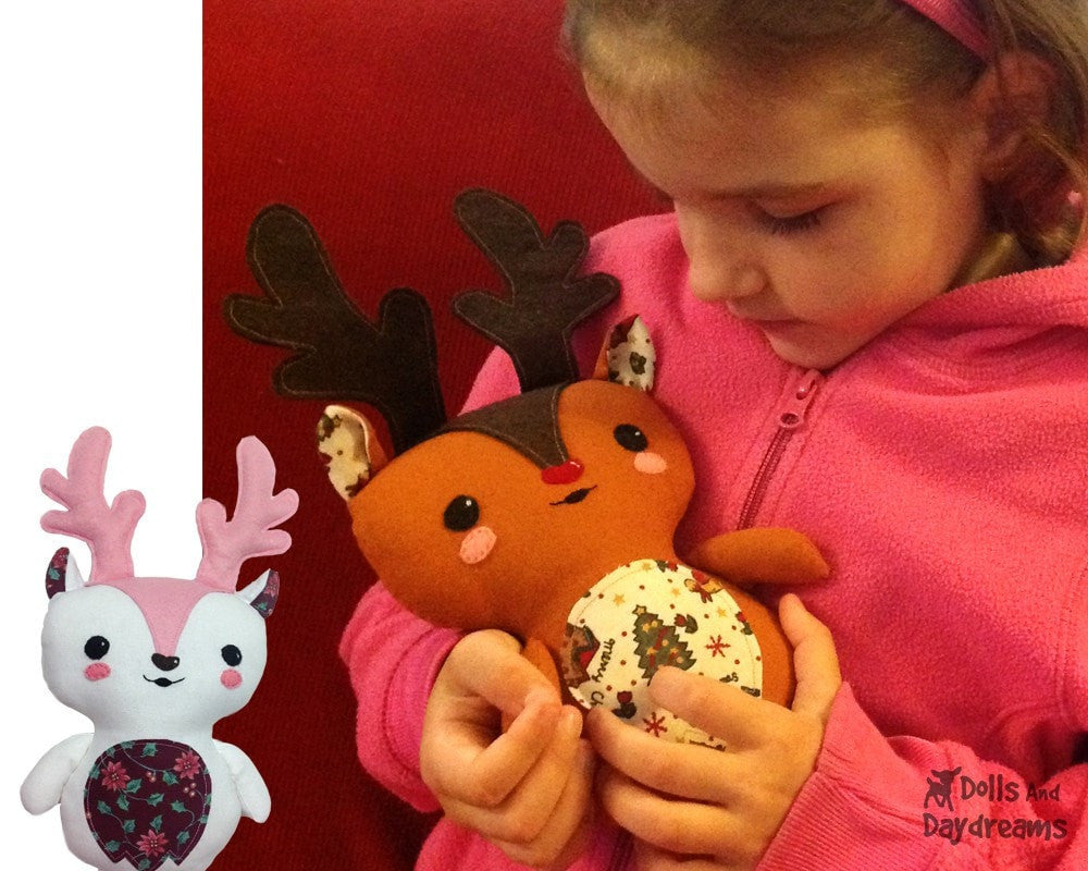 Baby Reindeer Sewing Pattern | Dolls And Daydreams