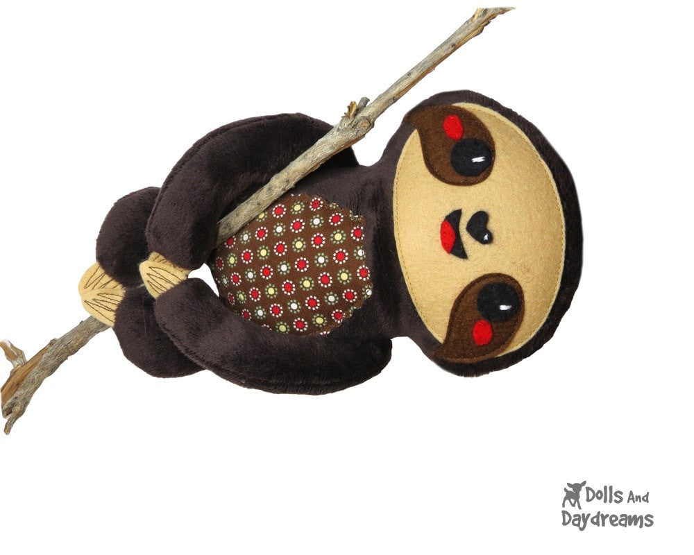 Sloth Sewing Pattern | Dolls And Daydreams