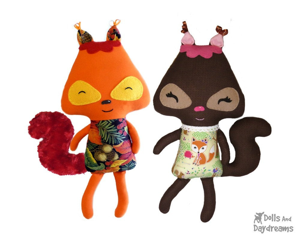 Squirrel Sewing Pattern | Dolls And Daydreams